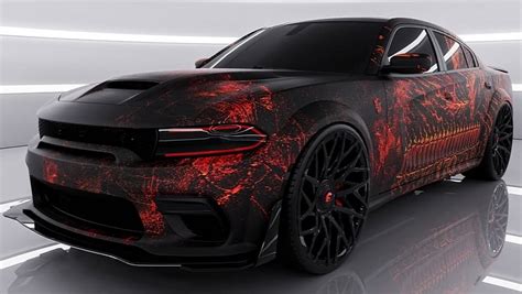 Demon 170 Swapped Dodge Charger Visits Fantasy Land With Custom Print