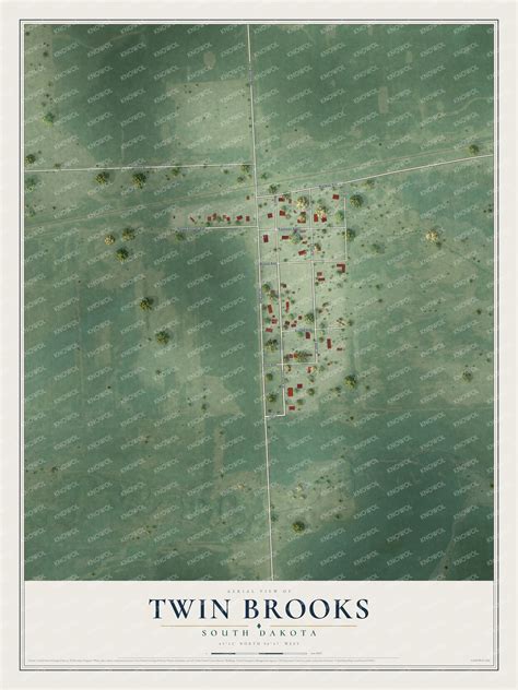 Map Of Twin Brooks South Dakota In 2026 Knowol