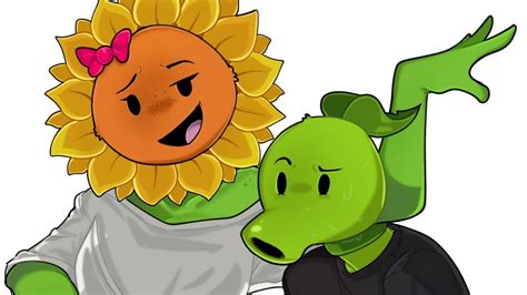 Peablaze Vs Sunflower The Fight For Peashooters Heart Plants Vs
