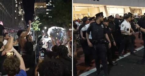 Knicks Watch Party Erupts Into Chaos As Fans Clash With Police After