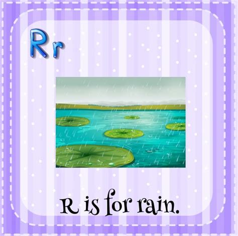 Letter R Flashcards Vector Images Over 280
