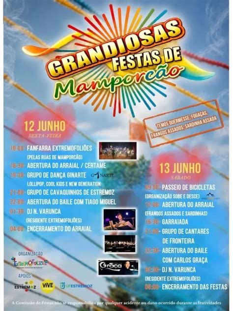 Festas De Azaruja Espírito Santo 2026 Agenda De Concertos