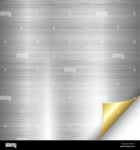 Brushed Silver Metal Stock Vector Images Alamy