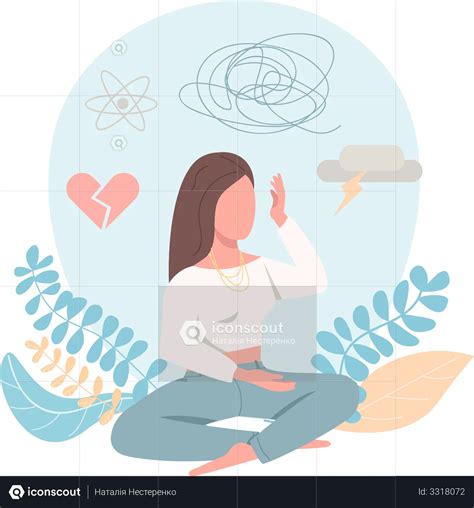 Sad Female Illustration Free Download People Illustrations Iconscout