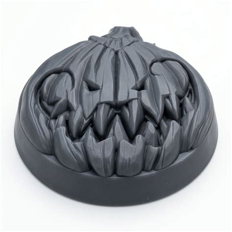 Grinning Pumpkin Miniature Base Halloween Jack O Lantern Display Base
