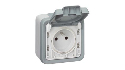 069911 Legrand Steckdose Nf Buchse Grau Rs
