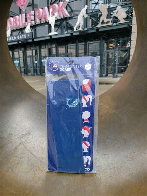 Seattle Mariners Team Gaiter Scarf T Mobile Park Item Exclusive Foco
