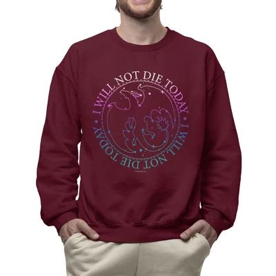 The Empyrean Fourth Wing Mens Wing I Will Not Die Circle Hoodie Target