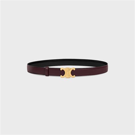 Boucle Triomphe And Laniere De Ceinture Reversible 25mm Null Celine
