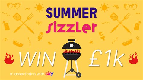 Summer Sizzler £1000 Prize Draw Digital Tv