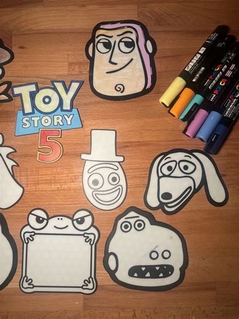 Toy Story 5 Coloring Craft Pack Free 3d Print Model Makerworld