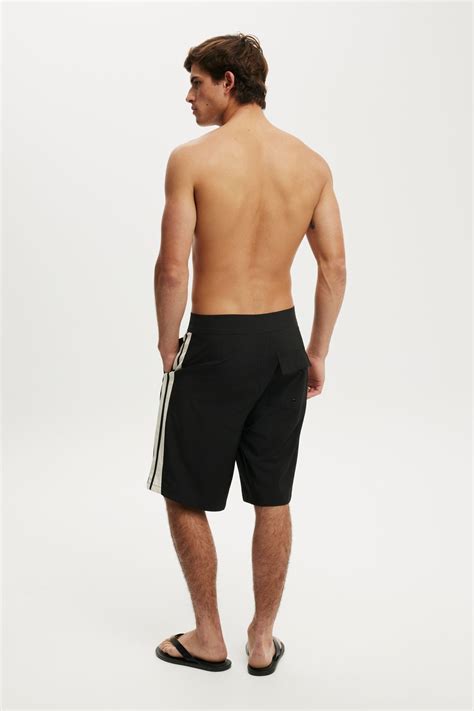 Mens Black Super Baggy Boardshort Cotton On United States