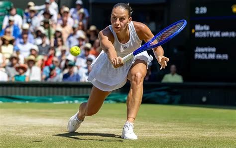 Kostyuk Sweeps Past Paolini To Reach Wimbledon Semifinal
