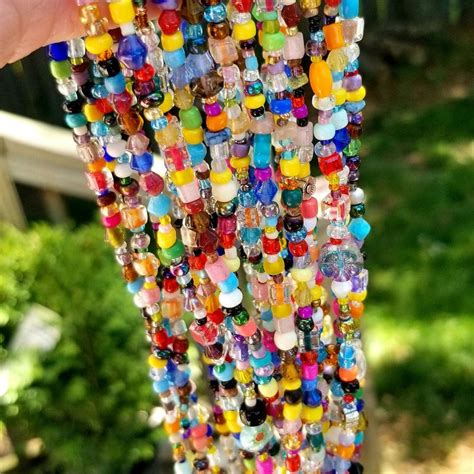 Beaded Hippy Necklaces Etsy