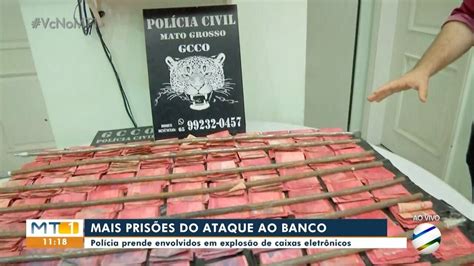 Vídeo Polícia Prende Mais Envolvidos Em Explosão De Caixas Eletrônicos Vídeos Mttv 2ª Edição G1