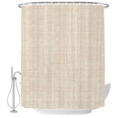 Solid Light Greige Shower Curtain Classic Minimalist Solid Color