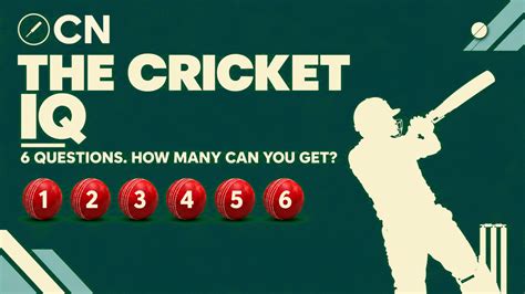 The Cricket Iq Can You Hit This Weeks Quiz For Six Cricket News