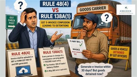 Rule 484 Vs Rule 138a1 Gst E Invoice Confusion Leading To