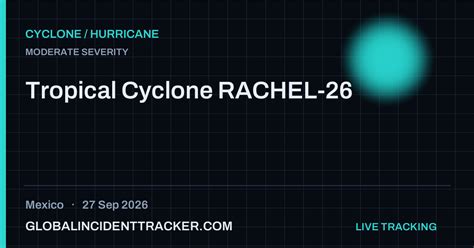 Tropical Cyclone Rachel 26 — 27 September 2026