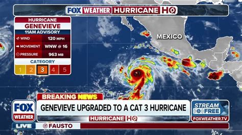 Fausto Weakens In Pacific As Hurricane Genevieve Aims To Become