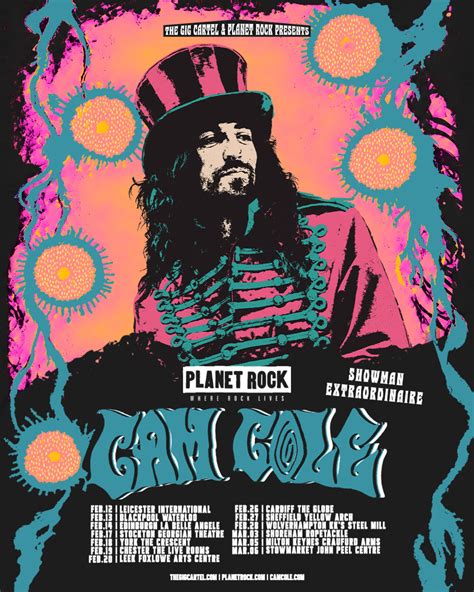 Cam Cole Planet Rock Tickets