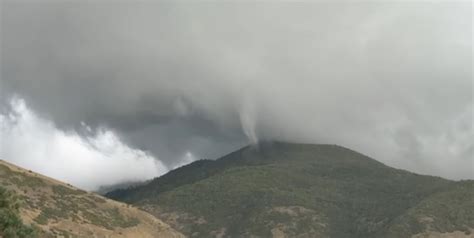 Tornado In Utah Touches Down In Davis County Mountains
