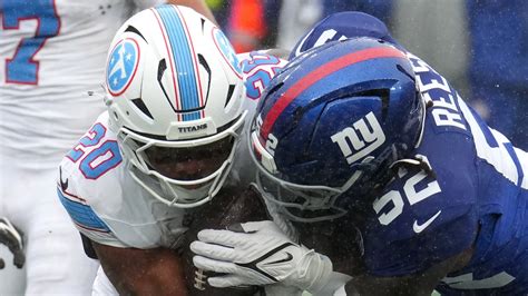 Titans Vs Giants Score Highlights Stats Live Updates From Week 3