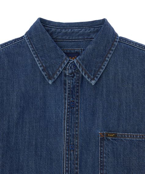 베이직 데님 셔츠 인디고 다크 Lee 코리아 공식 웹사이트