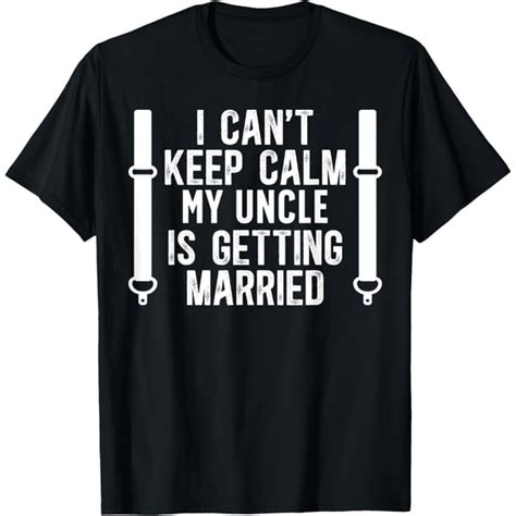 Uncle Getting Married Nephew Groom T Shirt