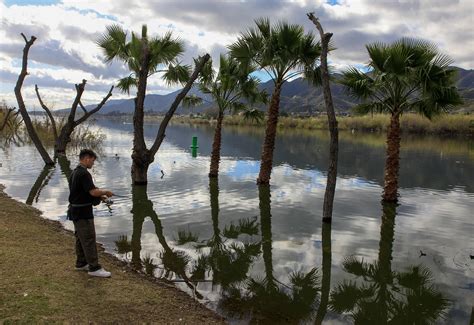 Lake Elsinore Reaches New Depths Thanks To Recent Storms Los Angeles Times