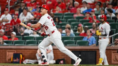 Cardinals Jj Wetherholt Tied With An Nl Central Slugger Atop Rookie Of