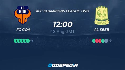 Fc Goa Vs Al Seeb Betting Odds And Predictions Oddspedia
