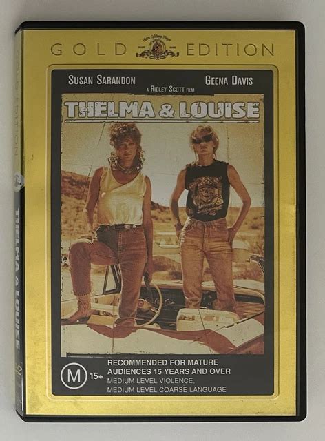 Thelma And Louise Gold Edition Dvd Region 4 Geena Davis Susan