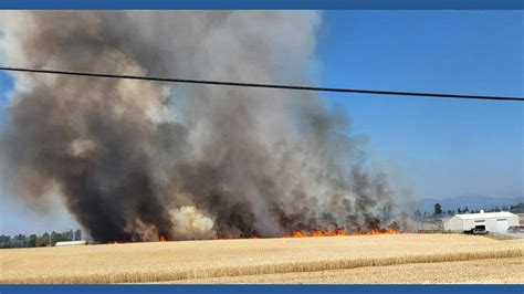 All Evacuations Dropped For The Bigelow Fire In Spokane County District 9