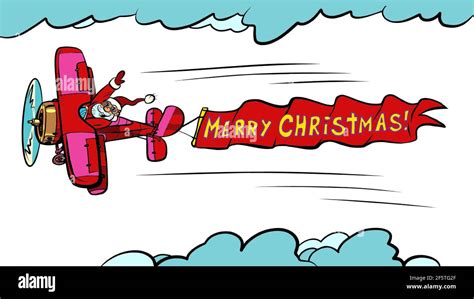 Santa Claus On Retro Stock Vector Images Alamy