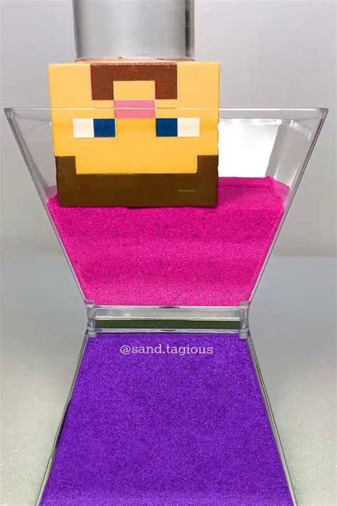 Minecraft Themed Kinetic Sand Asmr Display