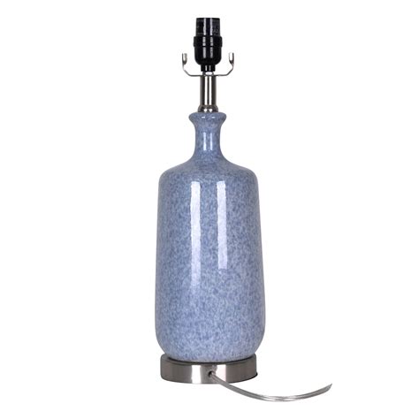 Light Blue Ceramic Table Lamp Base 19