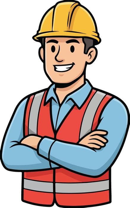 Construction Worker Clipart Vector Art Icons And Graphics For Free