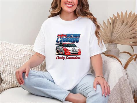 Craig Lowndes Supercars T Shirt For Aussie Racing Fans And V8 Legends For Men And Women Up To