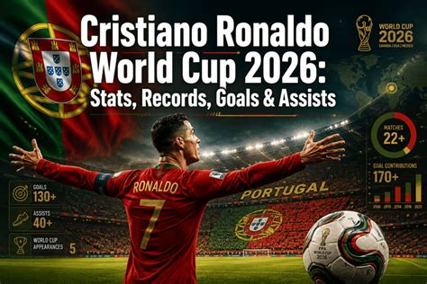 Cristiano Ronaldo World Cup 2026 Goals Records And Assists