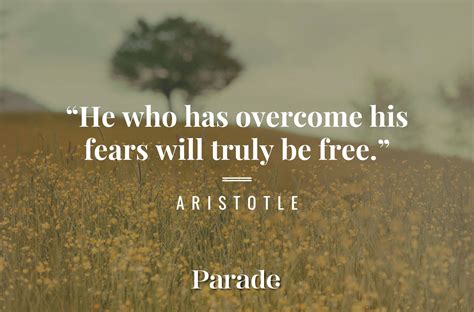 Quote Of The Day By Aristotle On Overcoming Your Fears Parade