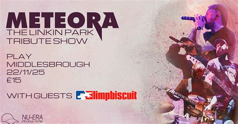 Meteora And Limp Biscuit Linkin Park And Limp Bizkit Tributes Live At Play Middlesbrough