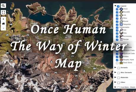 Once Human The Way Of Winter Map