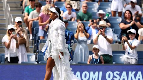 What Is Naomi Osaka Wearing Against Katerina Siniakova At The Us Open