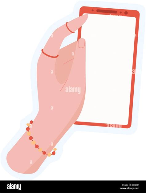 Hand Holding Mobil Phone Cut Out Stock Images And Pictures Alamy