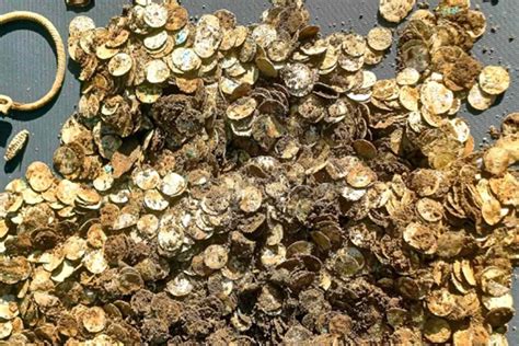 Man Searching With Metal Detector Unearths Thousands Of 1000 Year Old