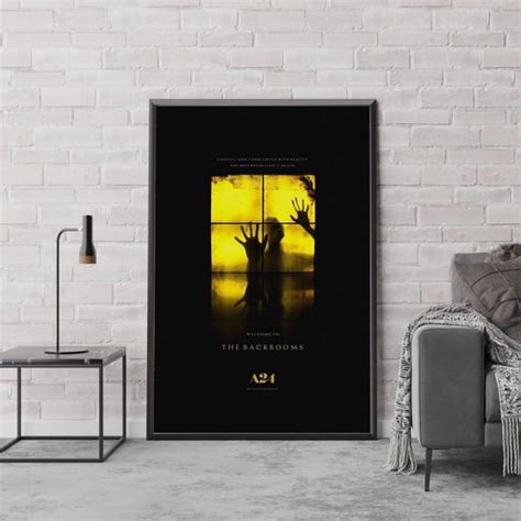Backrooms 2026 Movie Poster Horror Movie Wall Art Print Unframed