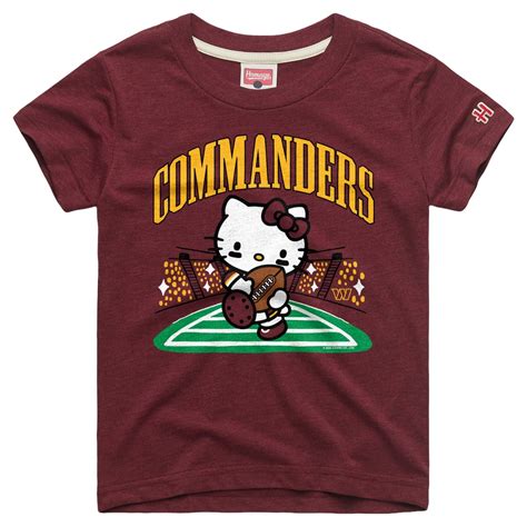 Girls Youth Homage Burgundy Washington Commanders X Hello Kitty Tri