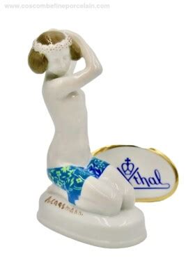 Superb Art Deco Nude Rosenthal Porcelain Figurine Ariadne Albert