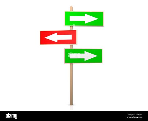 Signpost Right Wrong Cut Out Stock Images And Pictures Alamy